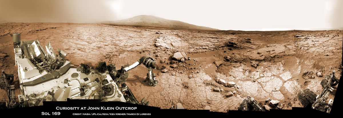 Stunning Mars Panoramas Capture Curiosity Rover at Work (Photos) | Space