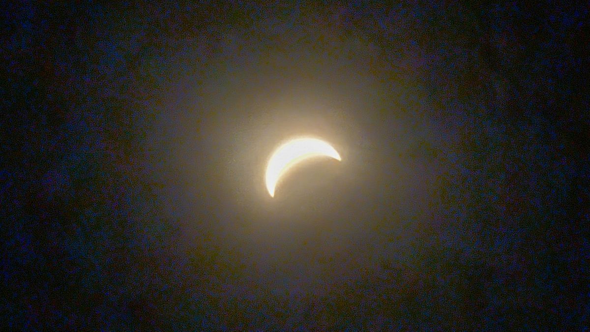 The real total eclipse was better than the pics I shot with my iPhone ...
