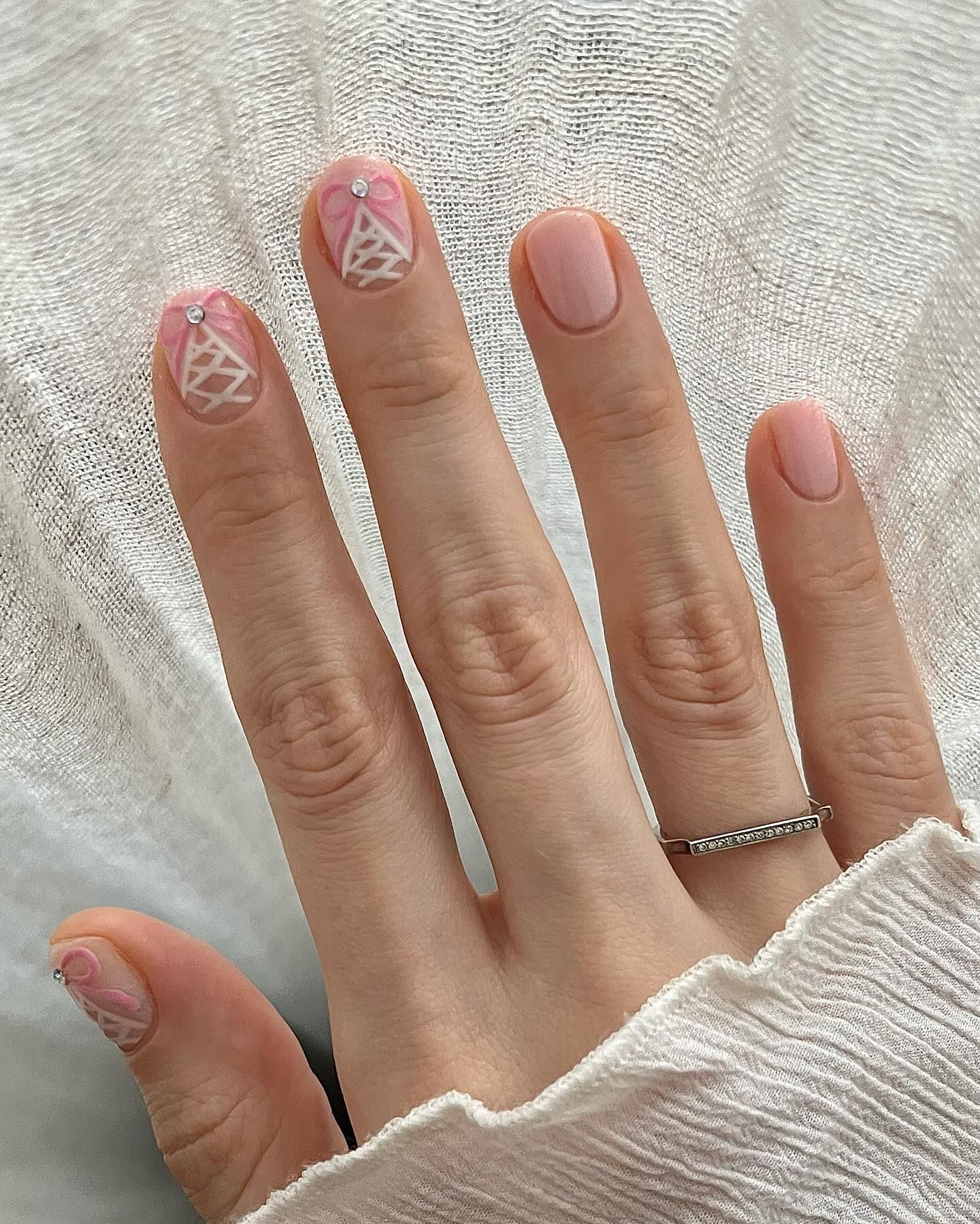 7 Chic Baby Pink Nail Designs to Try This Summer | Who What Wear