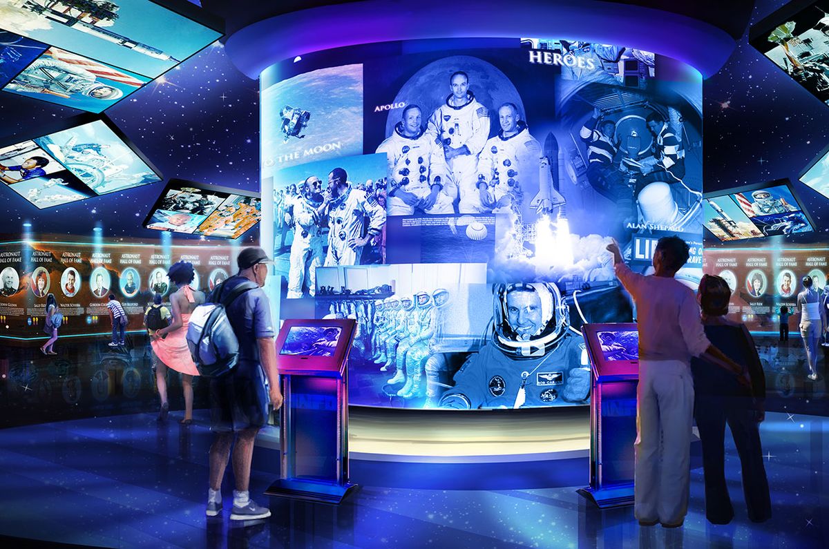 'Heroes and Legends' NASA Attraction to Feature Astronaut Hall of Fame ...