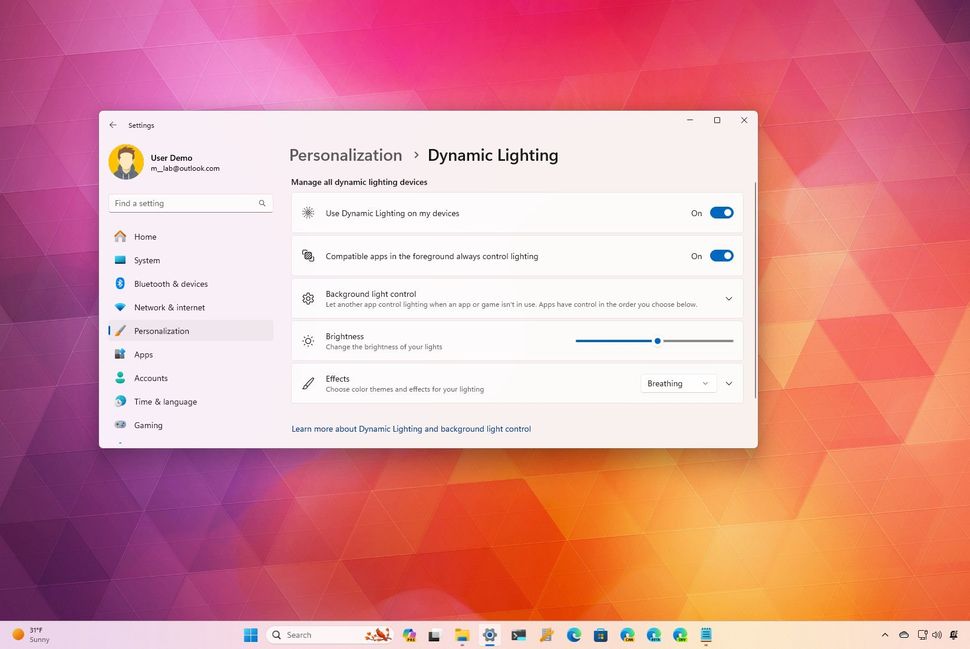 How to get started setting up Windows 11 Dynamic Lighting | Windows Central