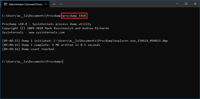 How to use ProcDump to create crash dump files on Windows 10 | Windows ...