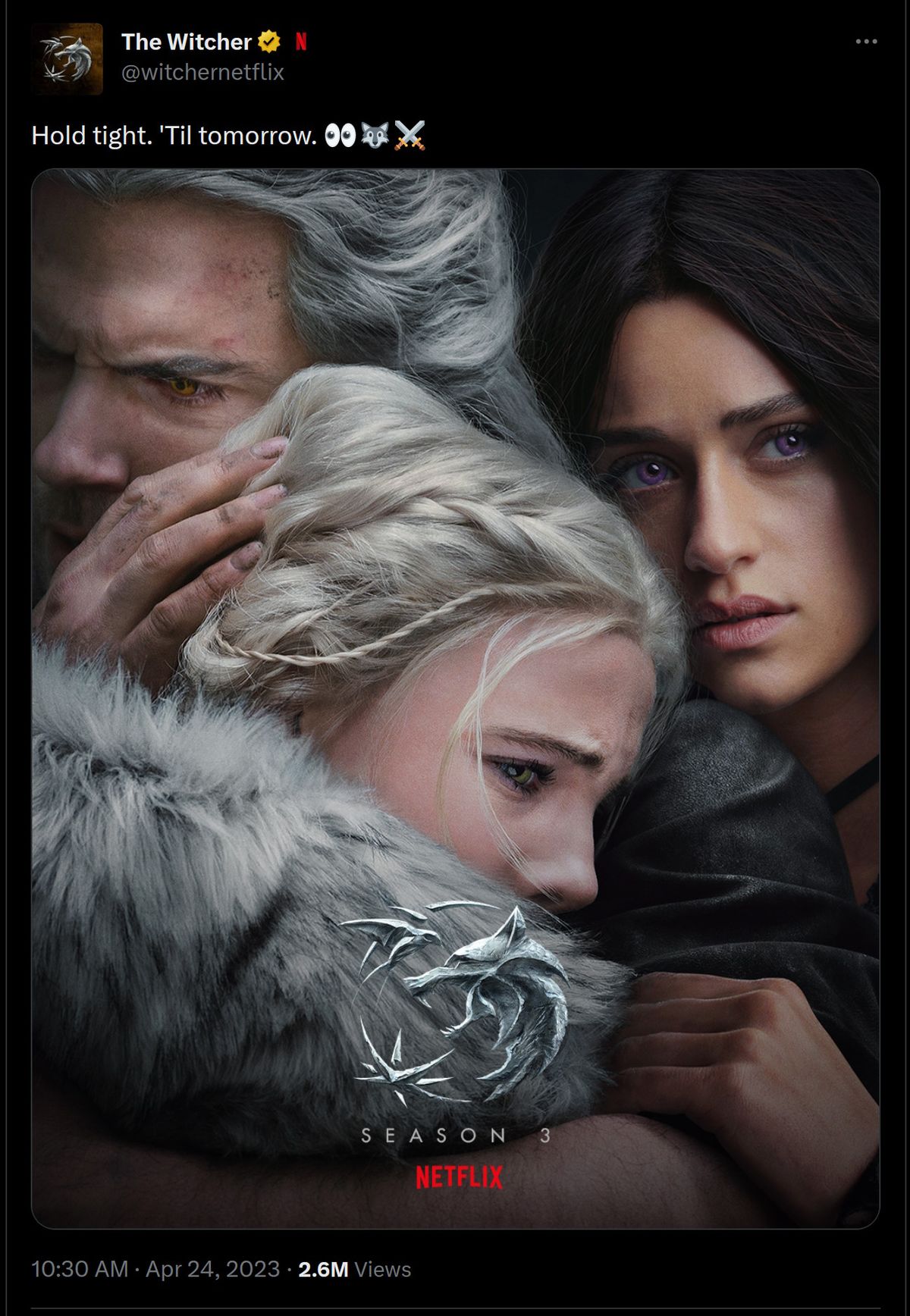 The Witcher season 3's first teaser just dropped and yes, that's still ...