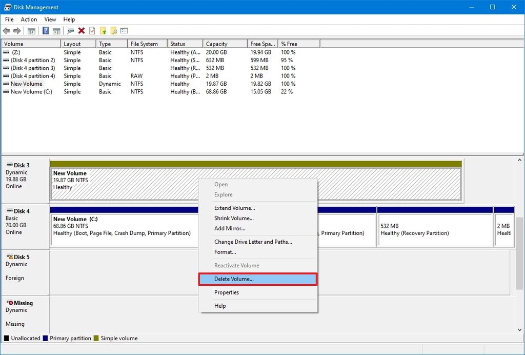 How to delete a drive partition on Windows 10 | Windows Central