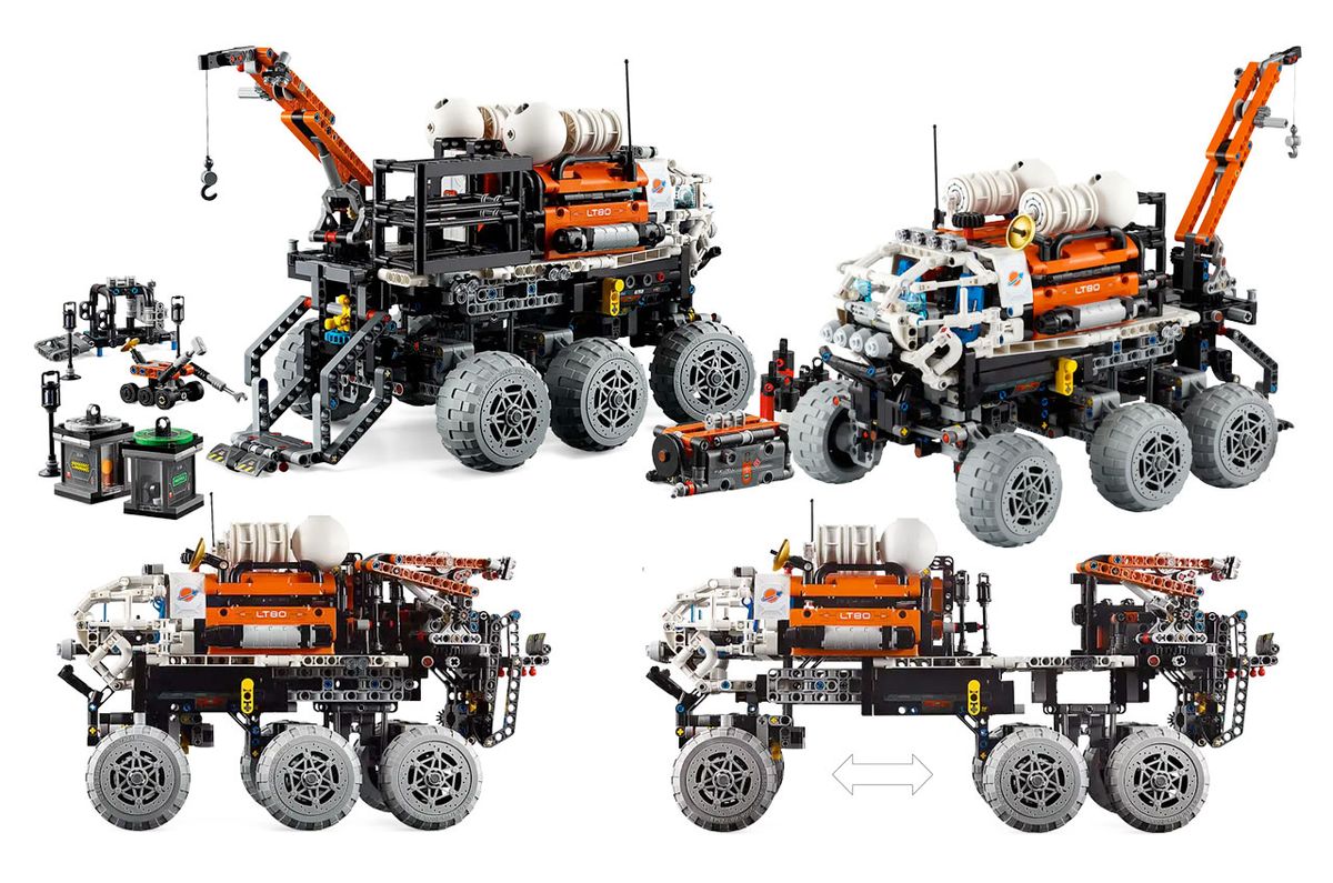 New Lego Technic Mars Crew Exploration Rover is sci-fi but built with ...