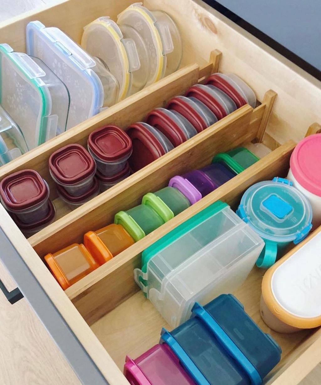 How to organize Tupperware and food storage containers | Real Homes