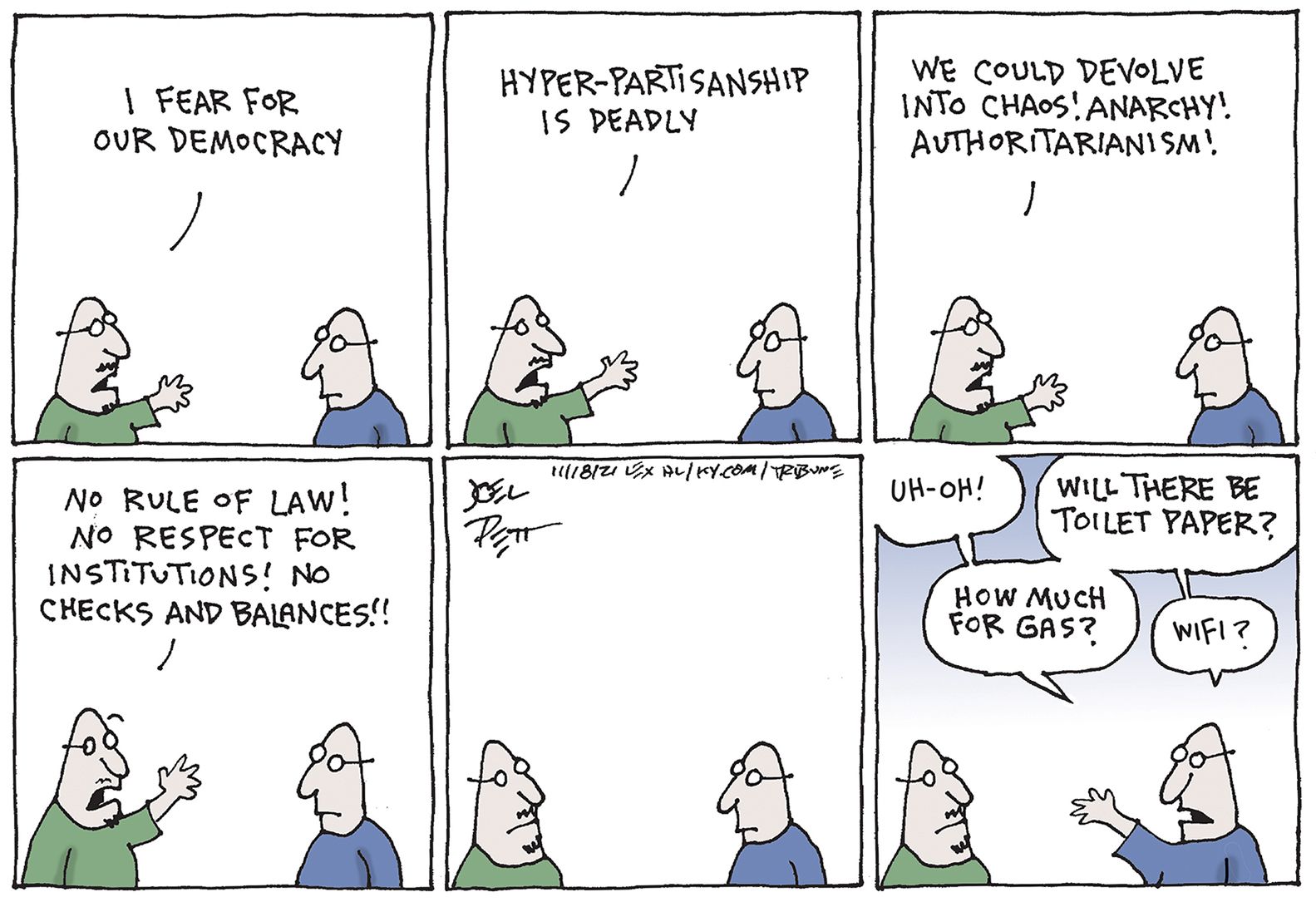 5 cartoons about America's backsliding democracy | The Week