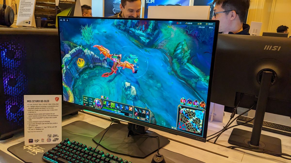 MSI's AI-powered gaming monitor helps you cheat at 'League of Legends ...