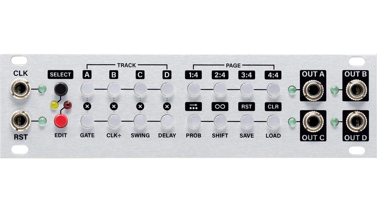 Steppy is a 4-track, 64-step Eurorack sequencer in just 1U, with plenty ...