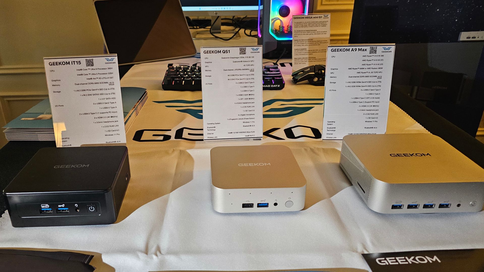 Geekom introduces new Mini PCs at CES 2025 — Snapdragon X Elite, Ryzen AI 9, and Core Ultra 9 ...