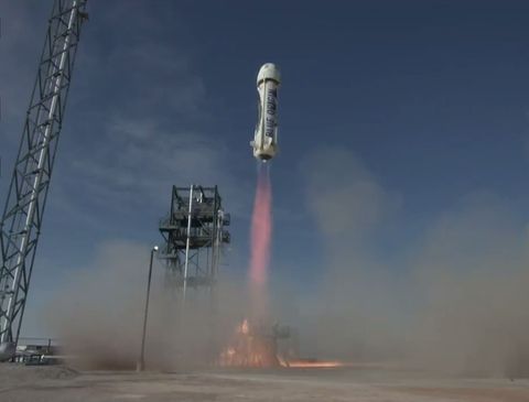 Jeff Bezos' Blue Origin Aces 4th Reusable Rocket Launch (and Landing ...