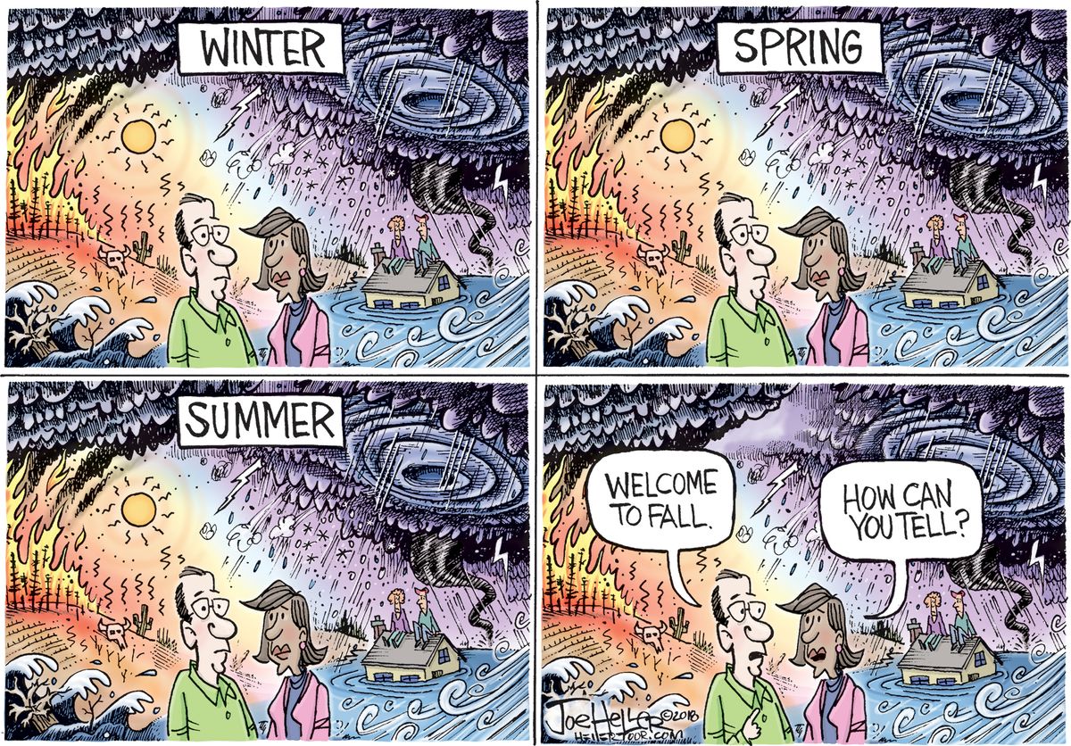 Editorial cartoon U.S. climate change extreme weather | The Week