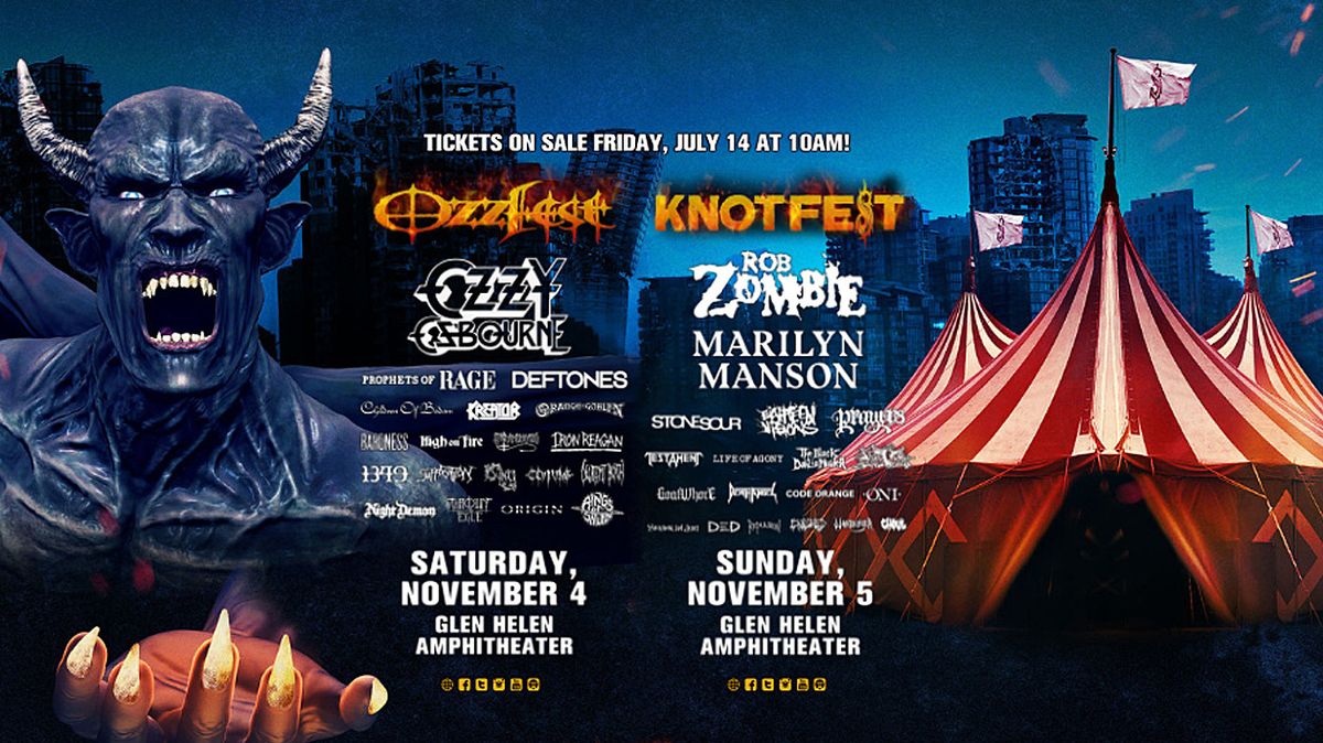 Ozzfest Meets Knotfest 2017 lineup revealed | Louder