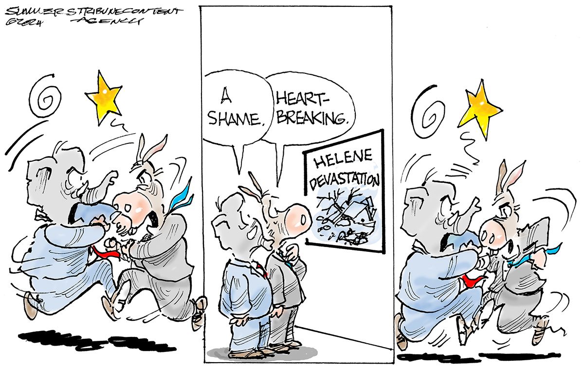 5 category 5 cartoons about hurricane Helene | The Week