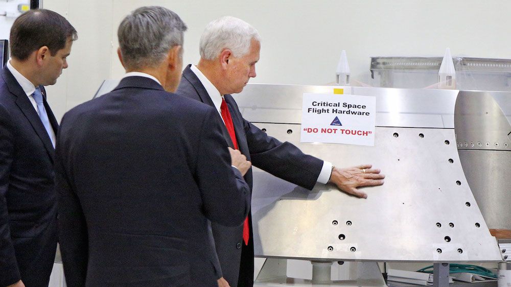 Why NASA Says It's OK That VP Mike Pence Touched Orion Cover | Space