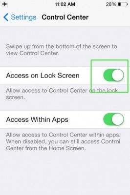 How to Disable Control Center From iOS 7 Lock Screen | Laptop Mag