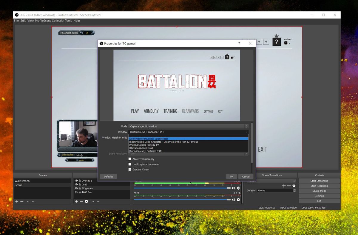 How to stream to Twitch, Facebook, and YouTube with OBS Studio ...