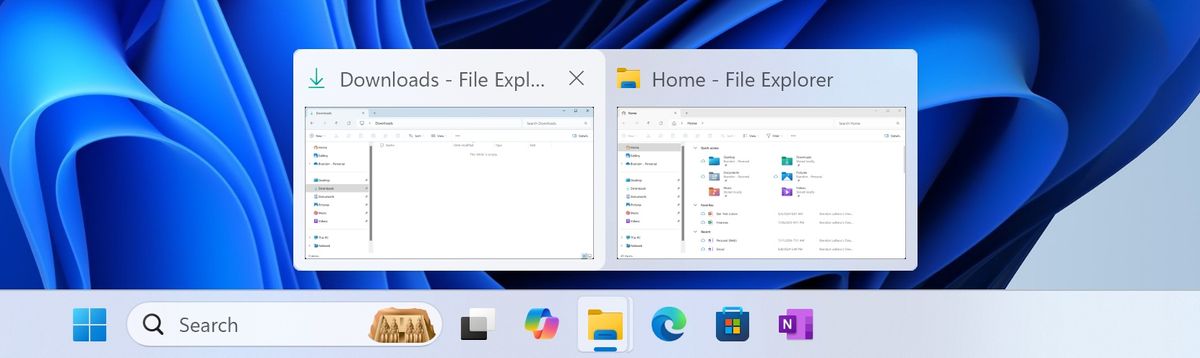 Microsoft begins testing more simplified Windows 11 Taskbar with ...