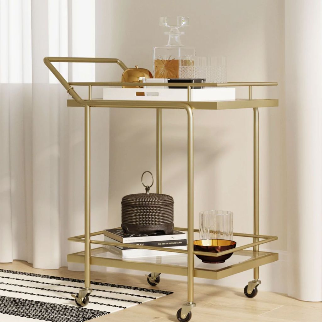Best bar carts: 9 fancy options for smaller spaces or larger liquor ...