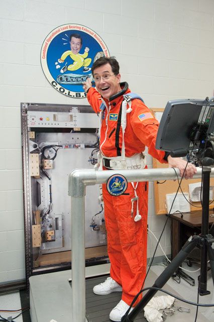 Photos: Comedian Stephen Colbert Visits NASA | Space