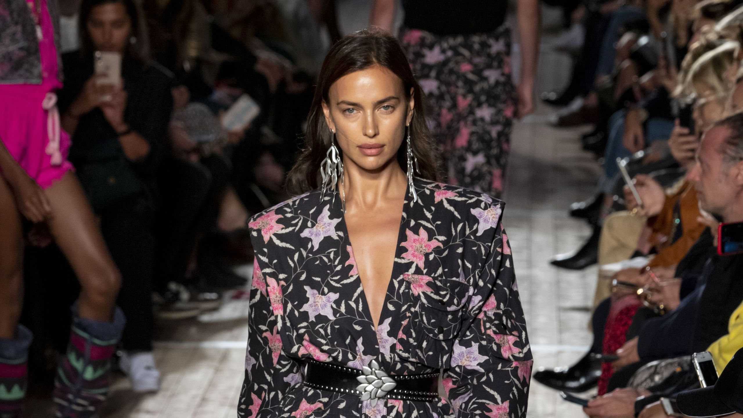 Irina Shayk Showed Off Her Legendary Walk at Paris Fashion Week | Marie ...