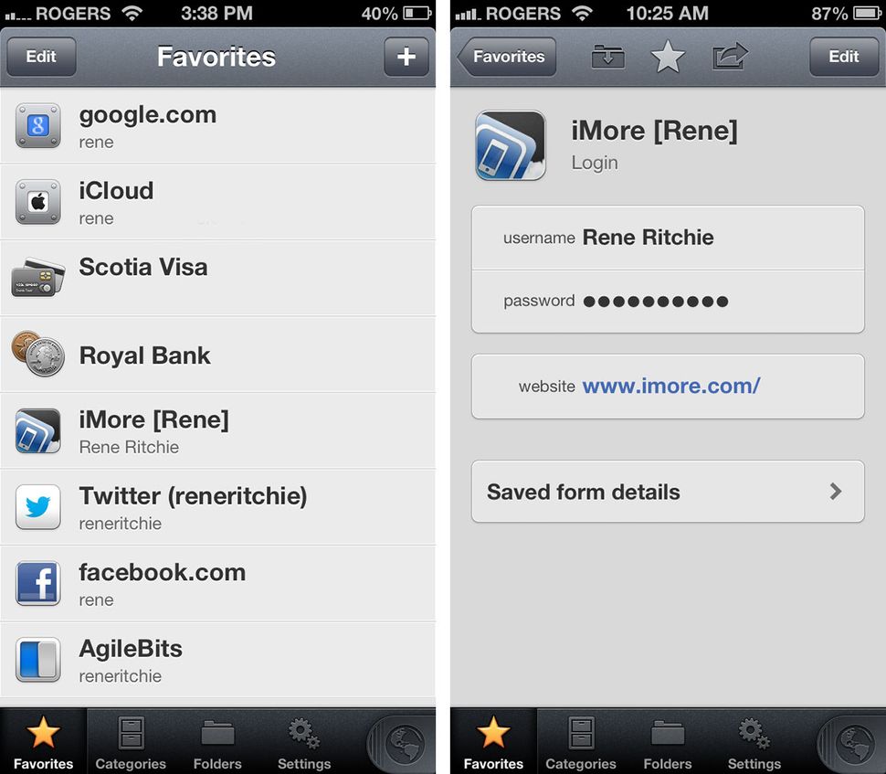 First look: 1Password 4 for iOS | iMore