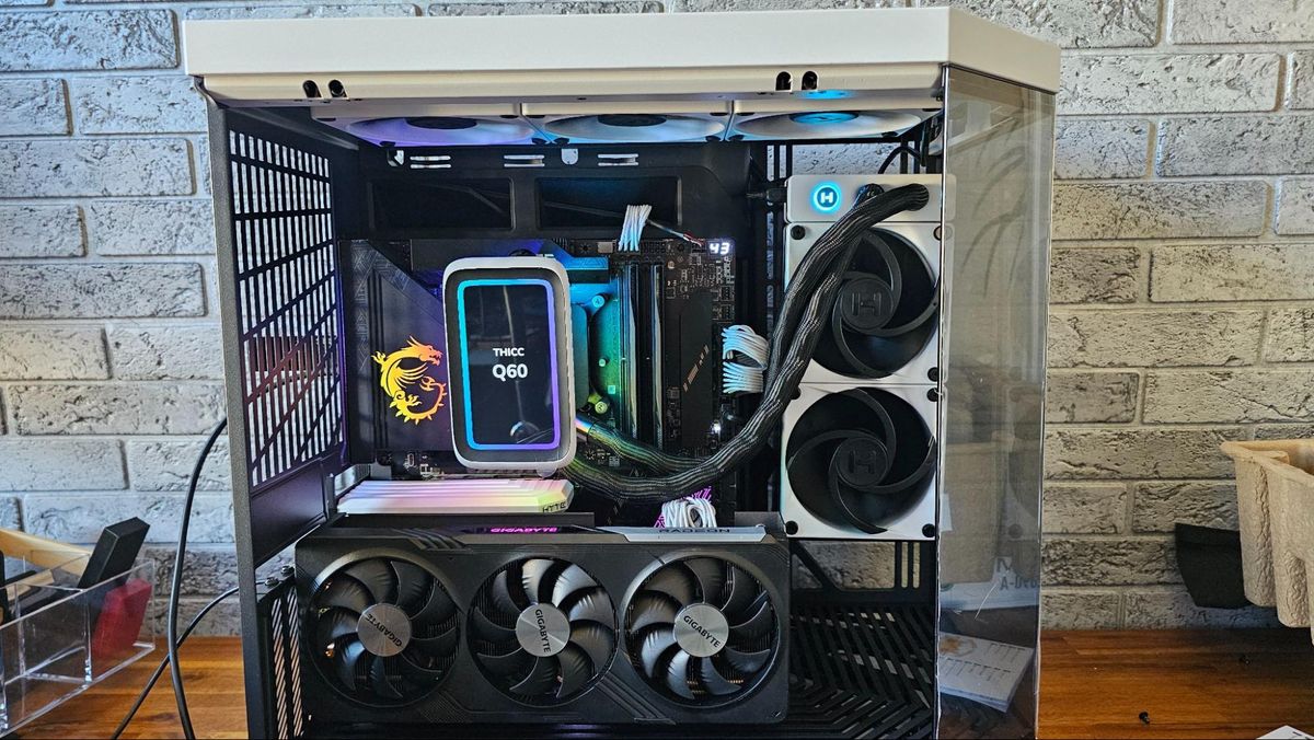 Hands-on with Hyte's Nexus Link: Huge-screen AIO cooler takes center ...