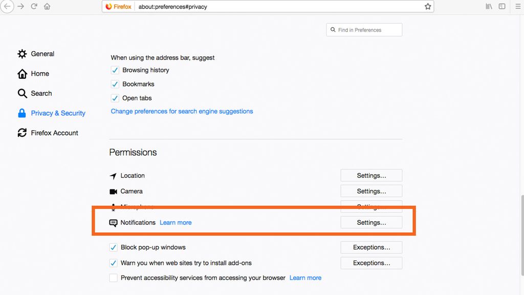 How to turn off web notifications in Google Chrome, Safari, Firefox ...