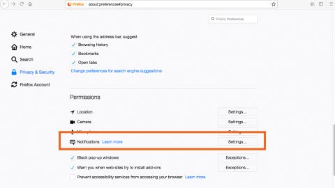 How to turn off web notifications in Google Chrome, Safari, Firefox ...