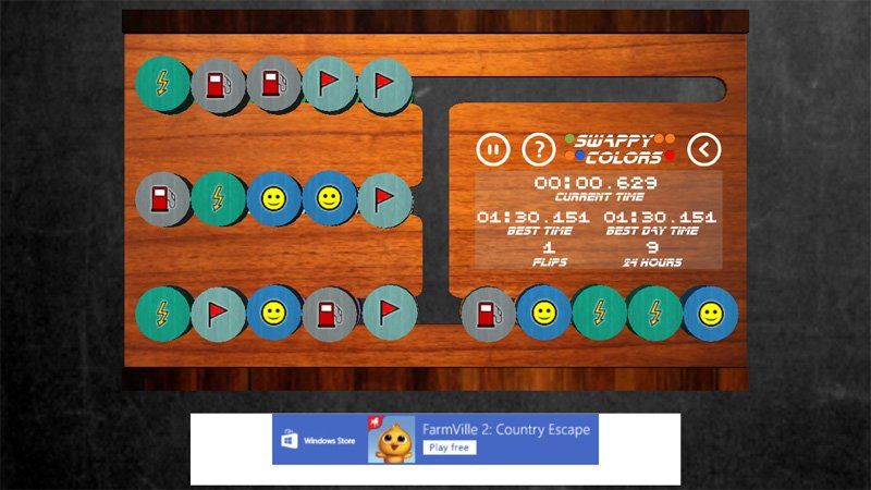 Swappy Colors - a Windows Phone puzzle game with a little zip | Windows ...