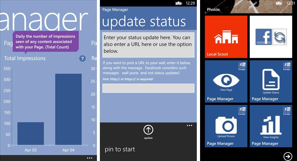 Take control of your Facebook page with Page Manager for Windows Phone ...
