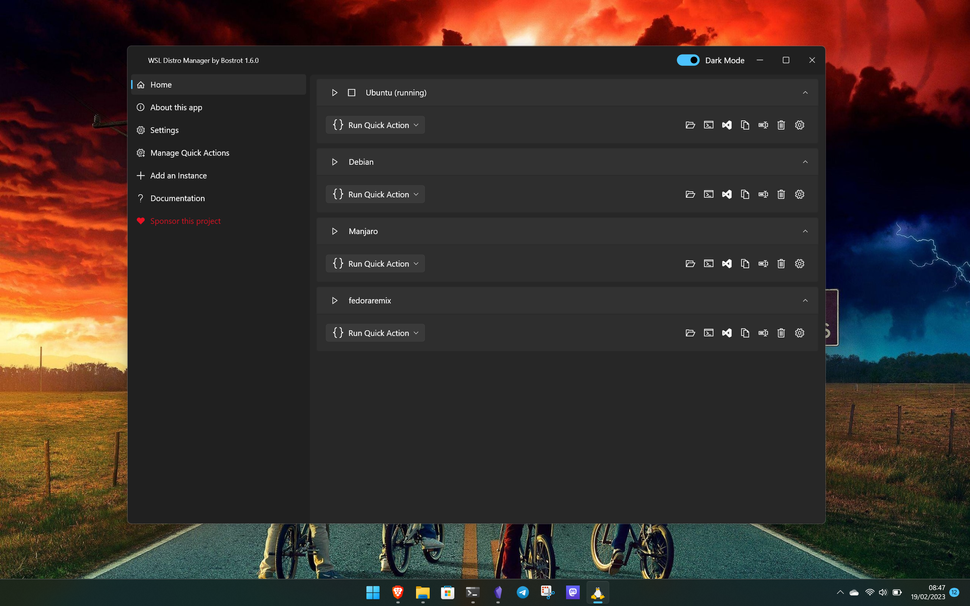 This WSL tool is a must-have if you run many different distros ...