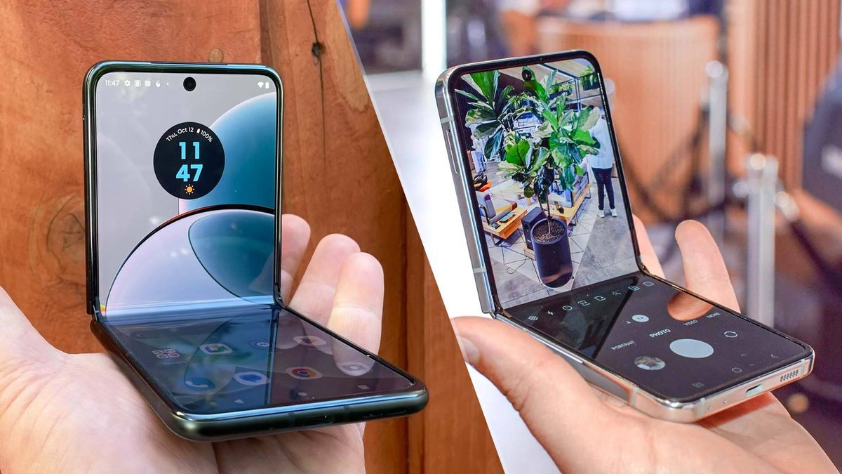Motorola Razr (2023) vs. Samsung Galaxy Z Flip 5: Which foldable should ...