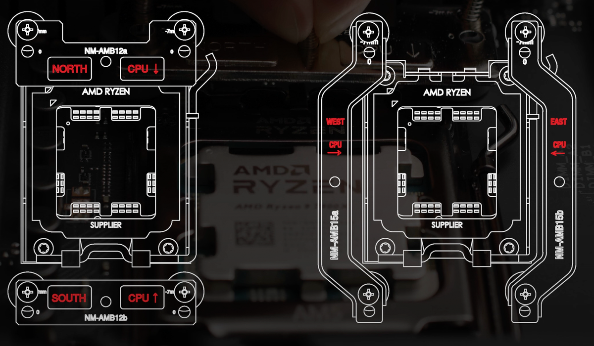 Noctua's Offset Mounting Bars Can Lower AM5 CPU Temps | Tom's Hardware