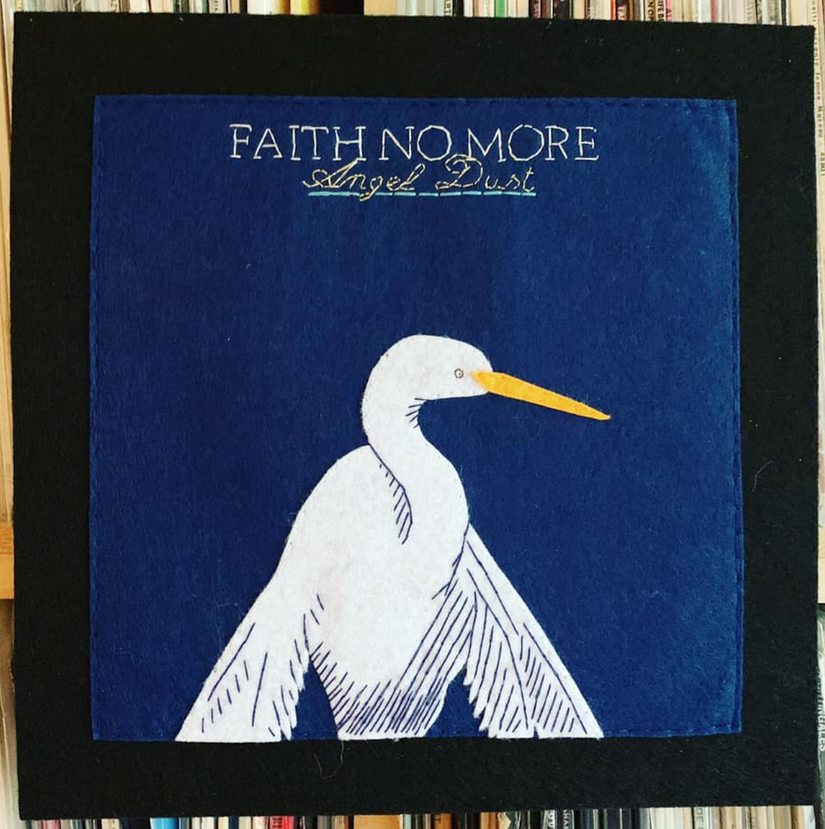 These classic album covers made of felt are the cutest things on the ...