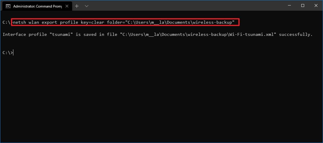 How to manage wireless networks with Command Prompt on Windows 10 ...