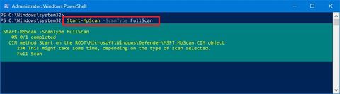 How to manage Microsoft Defender Antivirus with PowerShell on Windows ...