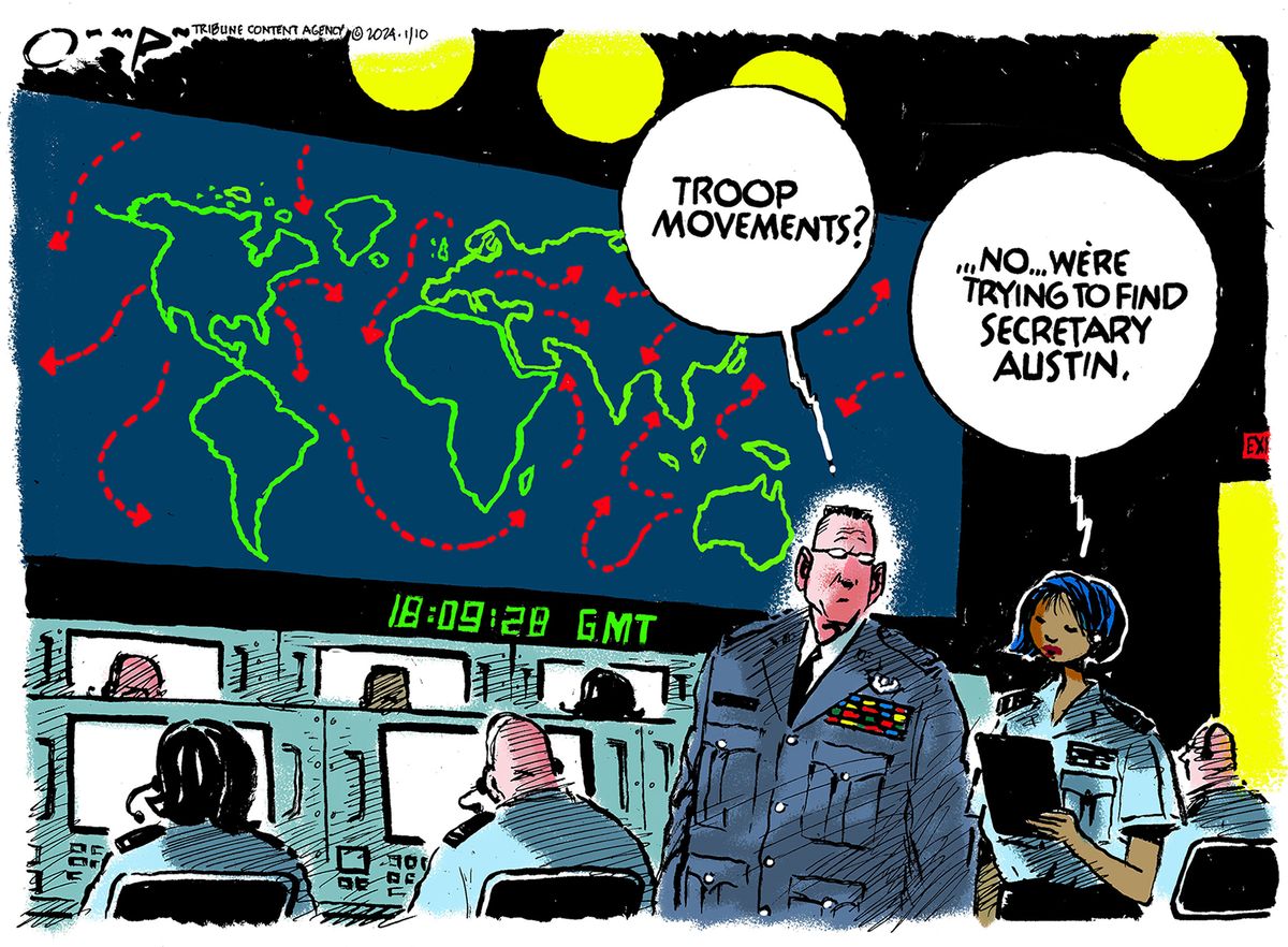 5 four-star cartoons about Lloyd Austin | The Week