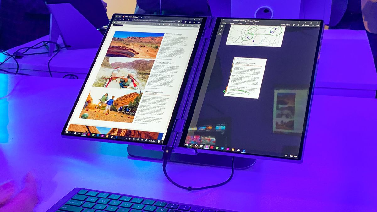 Dell unveils amazing Duet dual-screen laptop and Ori foldable PC ...