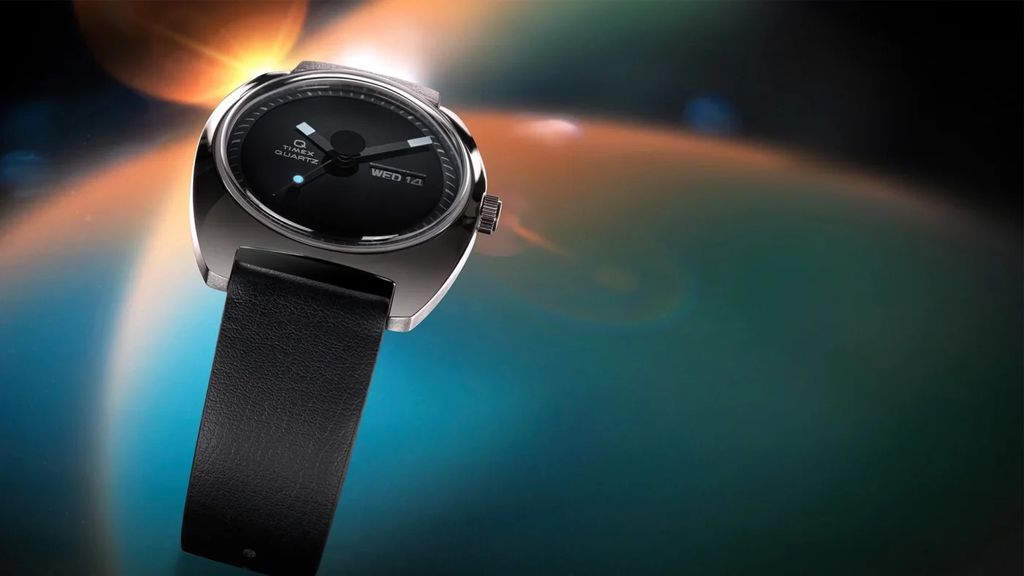 Q Timex 1975 Enigma watch is a gravity-defying nod to a 1970s space-age obsession | Shortlist