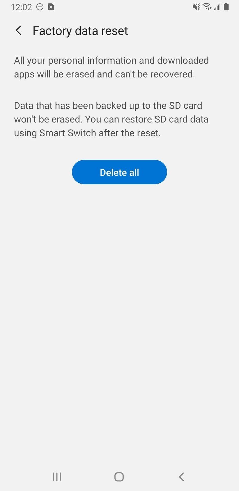 How to reset your Samsung Galaxy Phone to default settings | Android ...