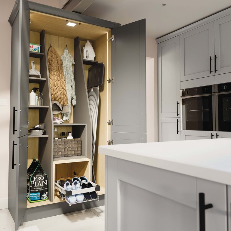 15 narrow utility room ideas to maximise your laundry space | Ideal Home