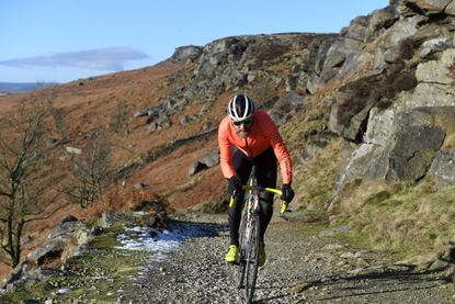 'Forcing a 69-inch gear up a 15% gradient on a muddy track with 23mm ...