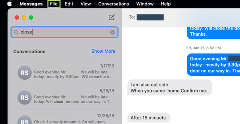 How to save a text from Messages to PDF on macOS | Laptop Mag