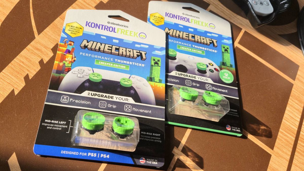 These official Creeper thumbsticks are so comfy, I might just finally ...