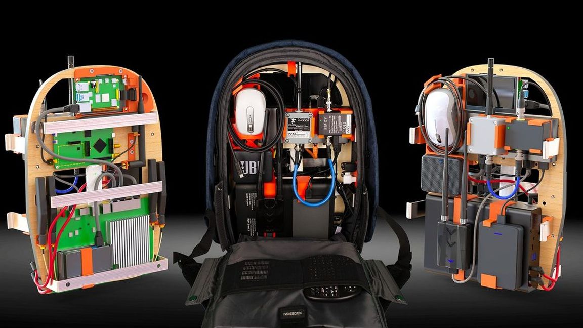 Raspberry Pi Backpack Is Ready for Hacking on the Go | Tom's Hardware