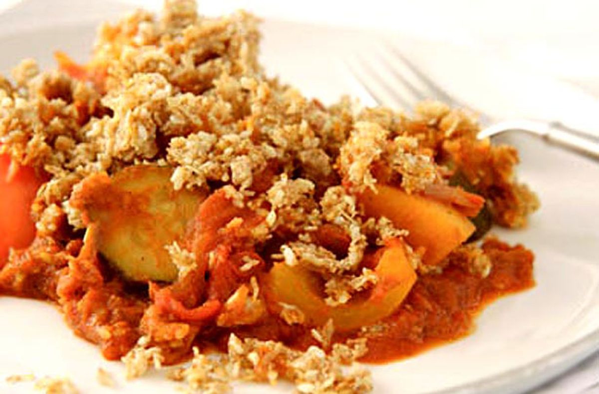 Savoury crumble | Moroccan Recipes | GoodtoKnow