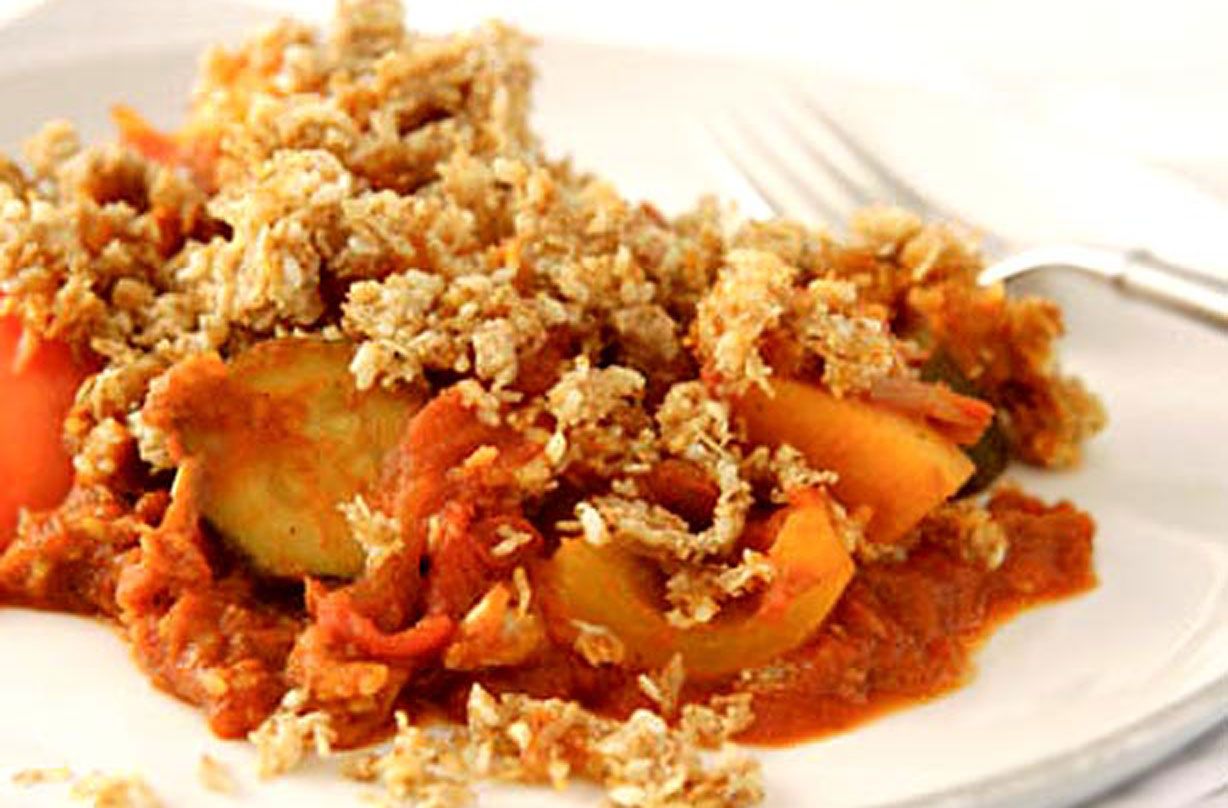 Savoury crumble | Moroccan Recipes | GoodtoKnow