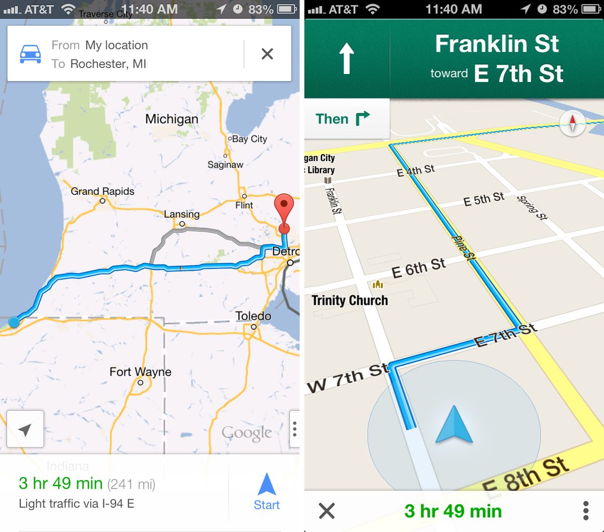 Google Maps vs Apple Maps update | iMore