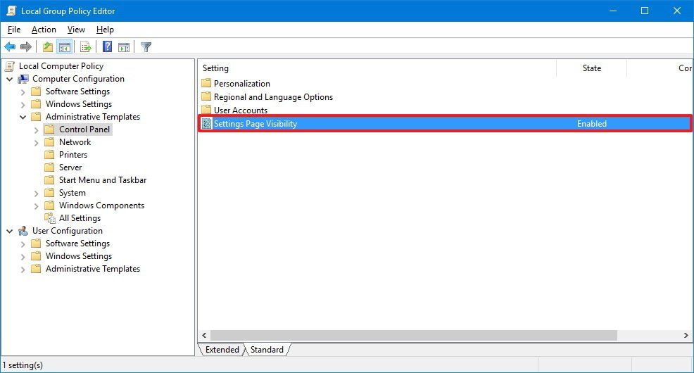 How to hide Settings pages in the Windows 10 Creators Update | Windows ...